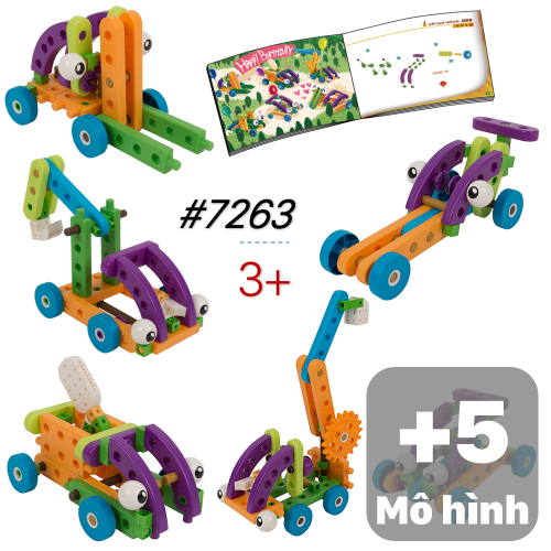 Vương Quốc Xe Hơi 10 mô hình xe lắp ghép 7263 | Gigo Toys Việt Nam